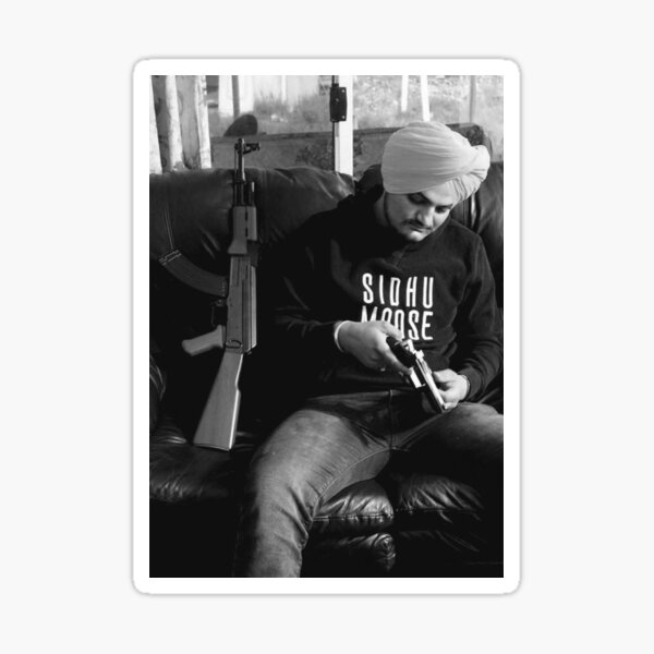 "SIDHU MOOSE WALA" Sticker by PhyllisBlock | Redbubble