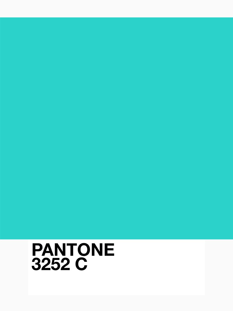 "Pantone 3252 C" T-shirt for Sale by darcy23 | Redbubble | pantone t ...