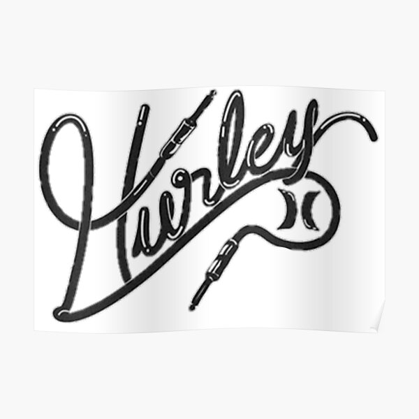 "Hurley portrait logo black" Poster for Sale by Creativactory | Redbubble