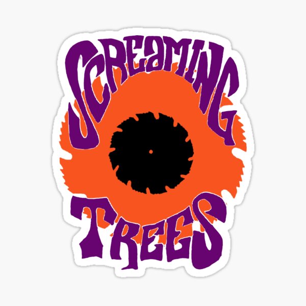 "Screaming Trees" Sticker for Sale by PixelBuilder | Redbubble