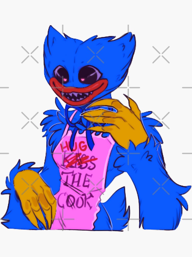 "Huggy Wuggy Kids Gifts For Women" Sticker for Sale by ChristofMertens ...