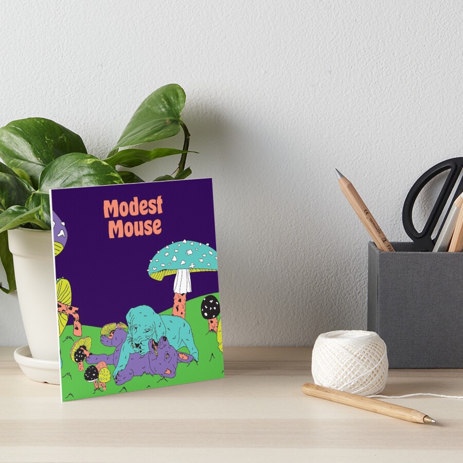 "Modest Mouse Picture Poster Art" Art Board Print for Sale by ...