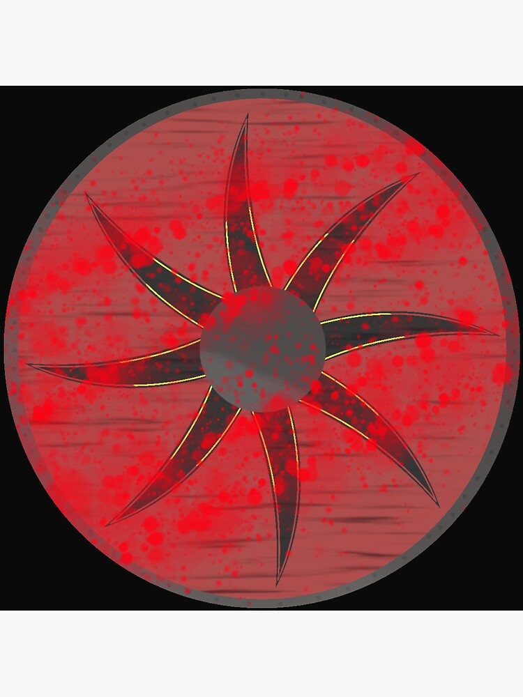 "Bloody shield shield of Ivar the Boneless" Poster by Yous-Bou | Redbubble