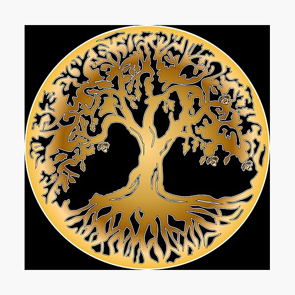 "Yggdrasil Viking Tree of Life Rune Odin Thor Norse Mythology ...