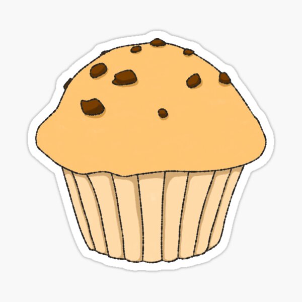 "Classic Muffin" Sticker for Sale by Hyacinth01 | Redbubble