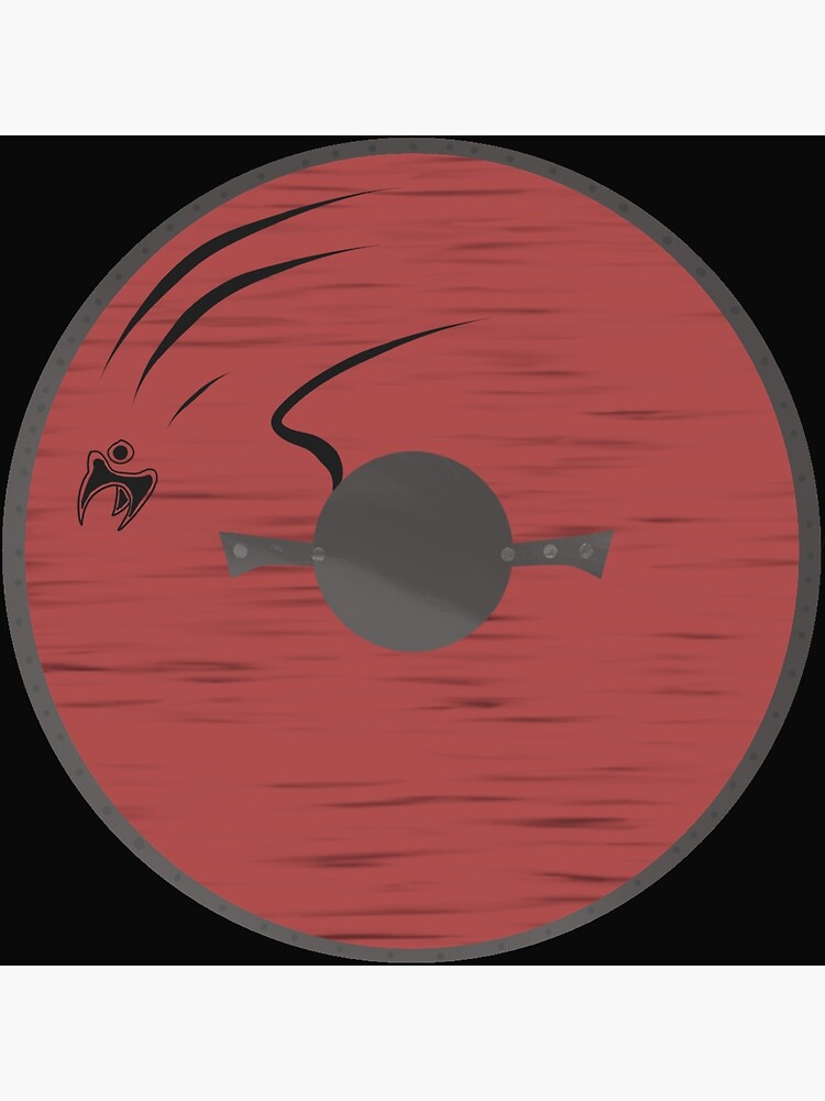 Lámina metálica «escudo de ragnar lothbrok» de Yous-Bou | Redbubble