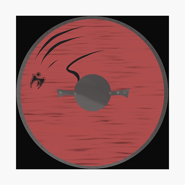 Lámina fotográfica «escudo de ragnar lothbrok» de Yous-Bou | Redbubble