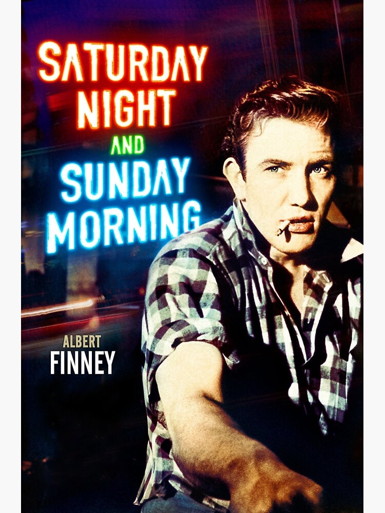 "Saturday Night and Sunday Morning" Sticker for Sale by SASASS | Redbubble