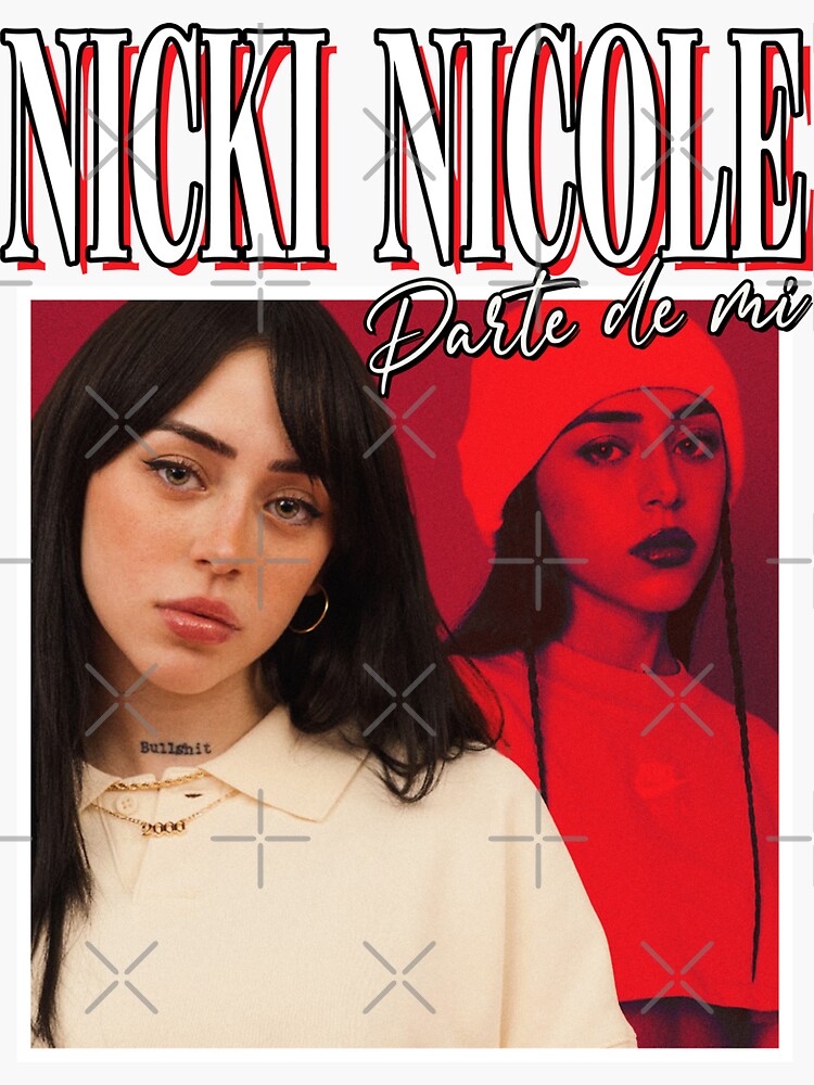 "Nicky Nicole" Sticker for Sale by silvieex | Redbubble