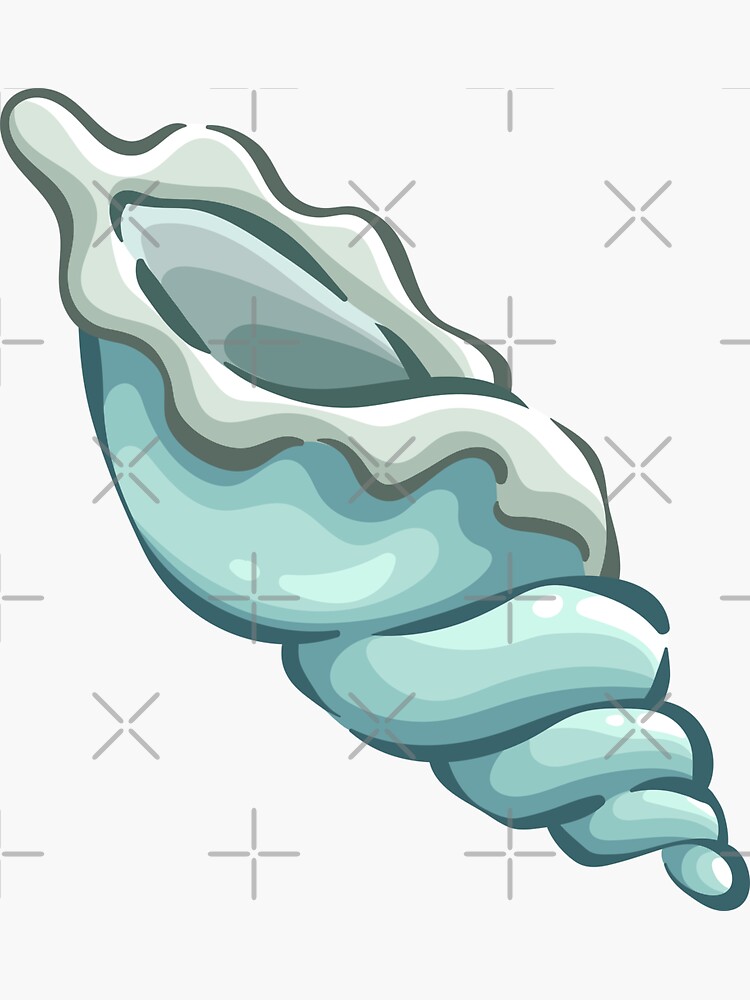 "Shell" Sticker for Sale by Dreaming-Lucy | Redbubble