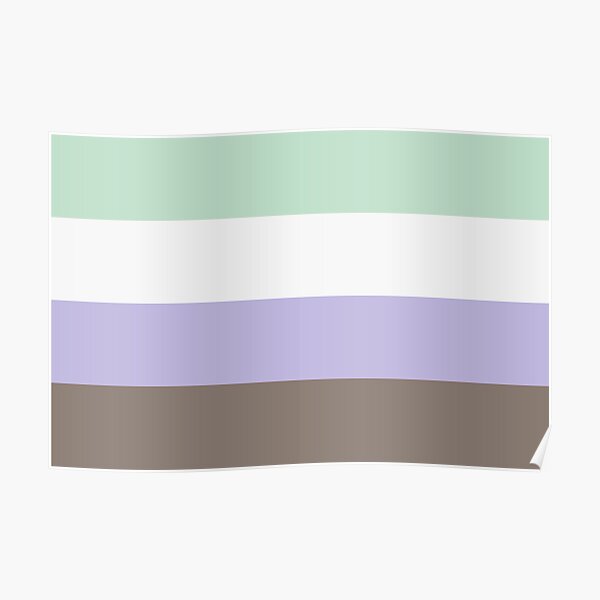 "Cryptogender - Pride Flag" Poster for Sale by FlagsWorld | Redbubble
