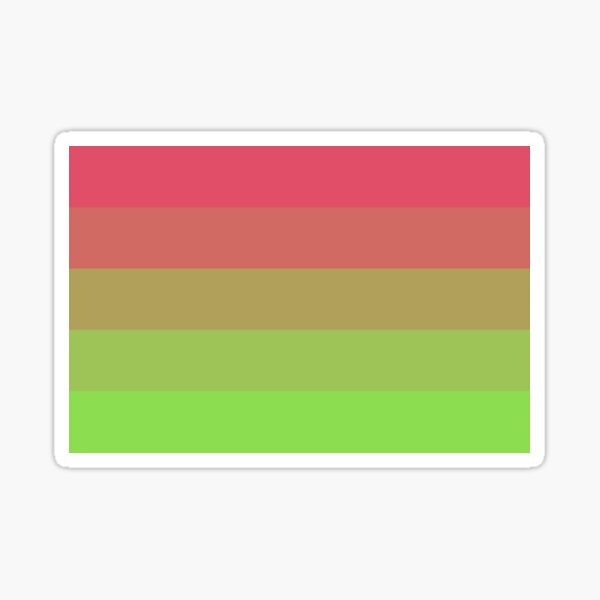 Aroflux Pride Flag Sticker By Flagsworld Redbubble