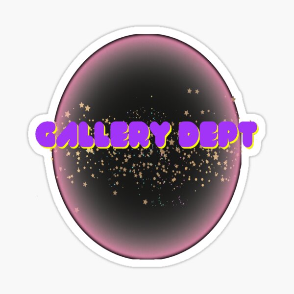 "Gallery Dept" Sticker for Sale by XLStore1000 | Redbubble