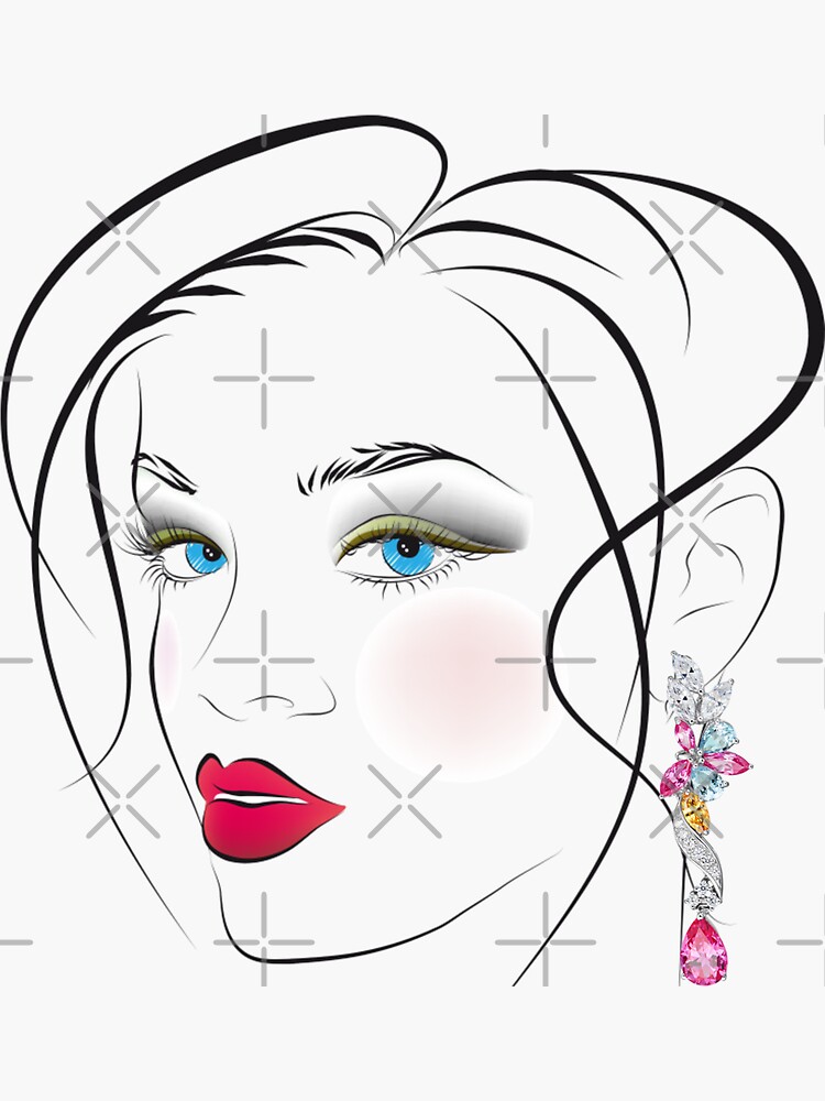 "IM THAT GIRL, PRETTY GIRL" Sticker for Sale by QWEENFIESTY | Redbubble