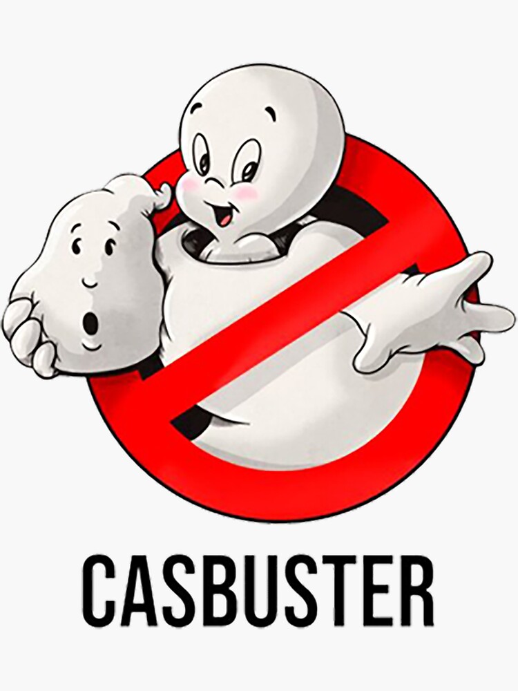 "Casbuster Casper Ghost Meme" Sticker for Sale by JosephMorley | Redbubble