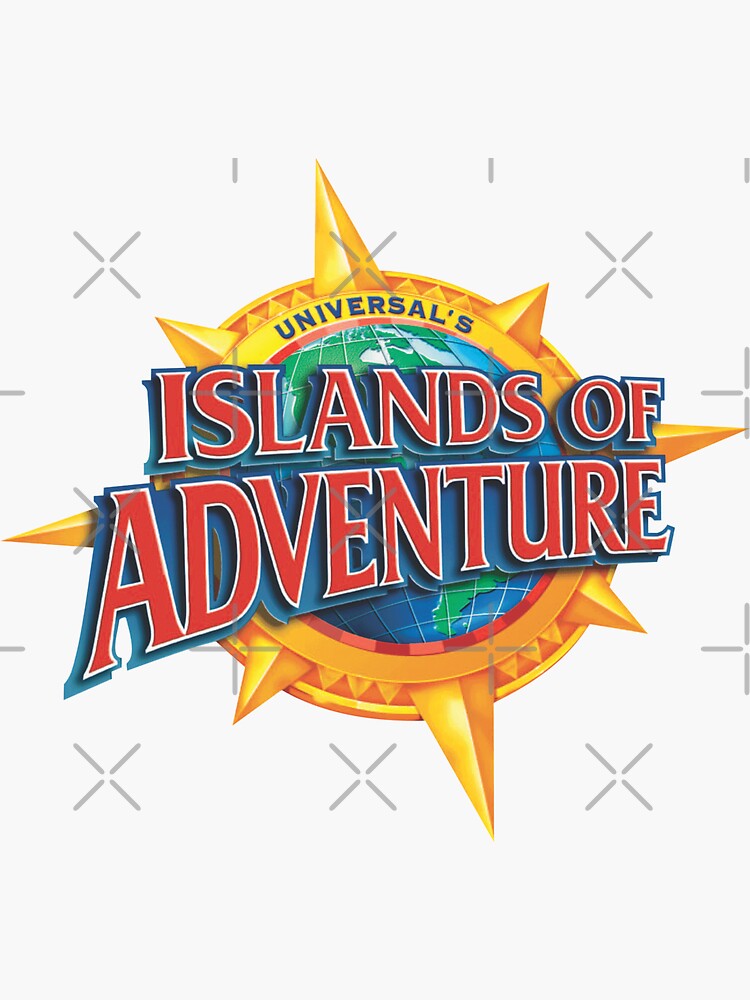 "Islands of Adventure" Sticker for Sale by FandomStadium | Redbubble