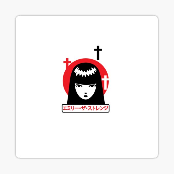 "Emily Strange " Sticker for Sale by bariart | Redbubble