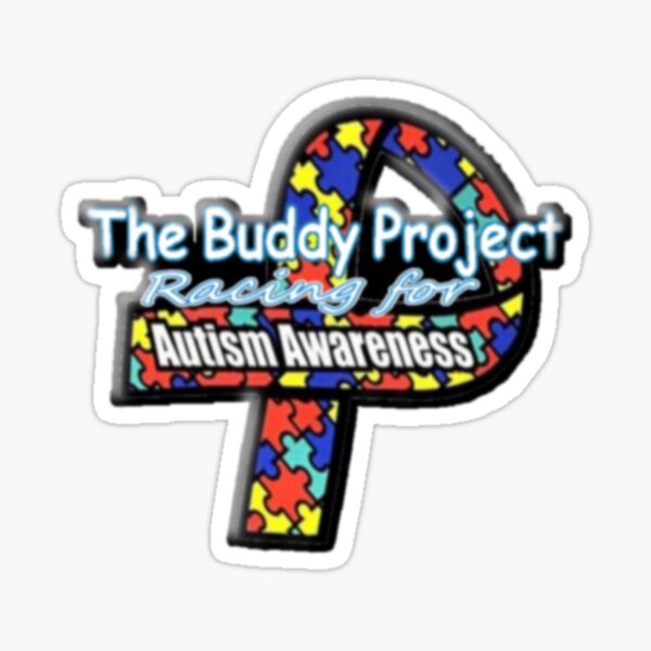 "BP racing for Autism" Sticker for Sale by Octowrap | Redbubble