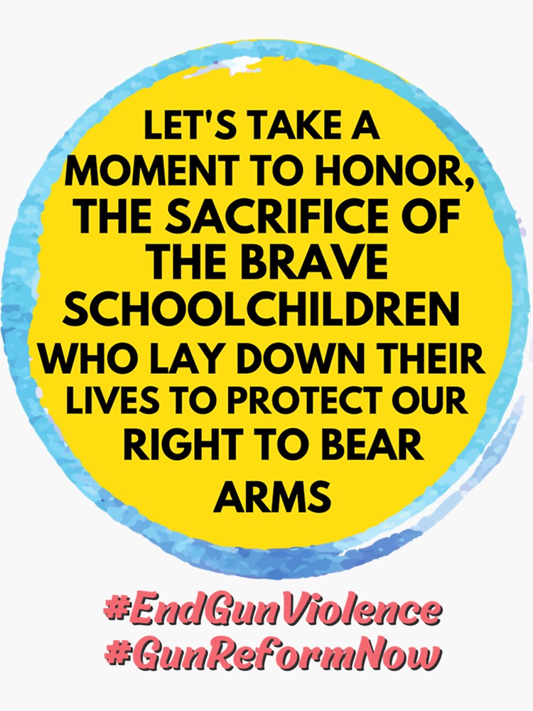 "Anti NRA 2022 Common Sense Gun Control Gun Reform Now " Sticker for ...