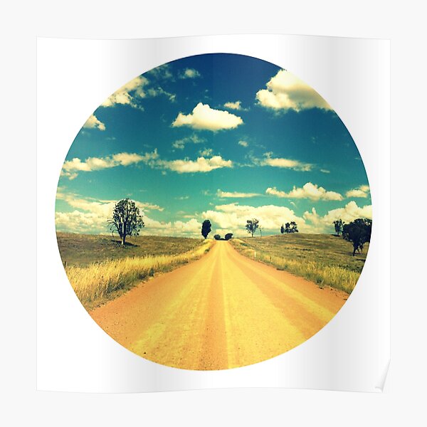 "Dirty Back Road" Poster by Kitsmumma | Redbubble