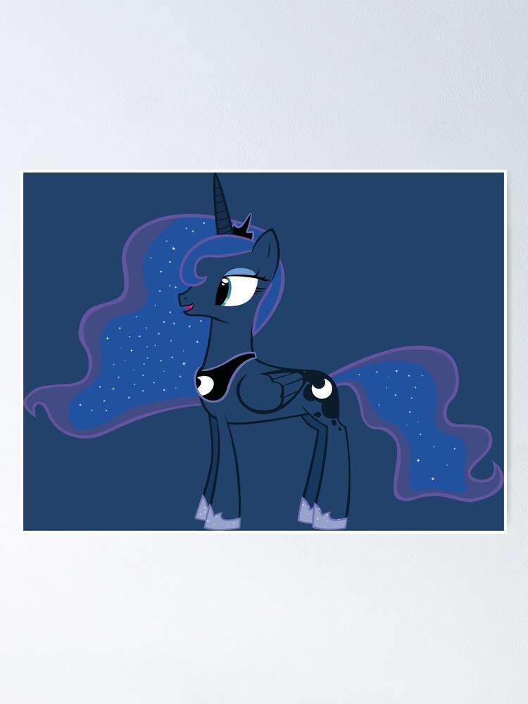 "Princess Luna" Poster by DarkSatanicorn | Redbubble
