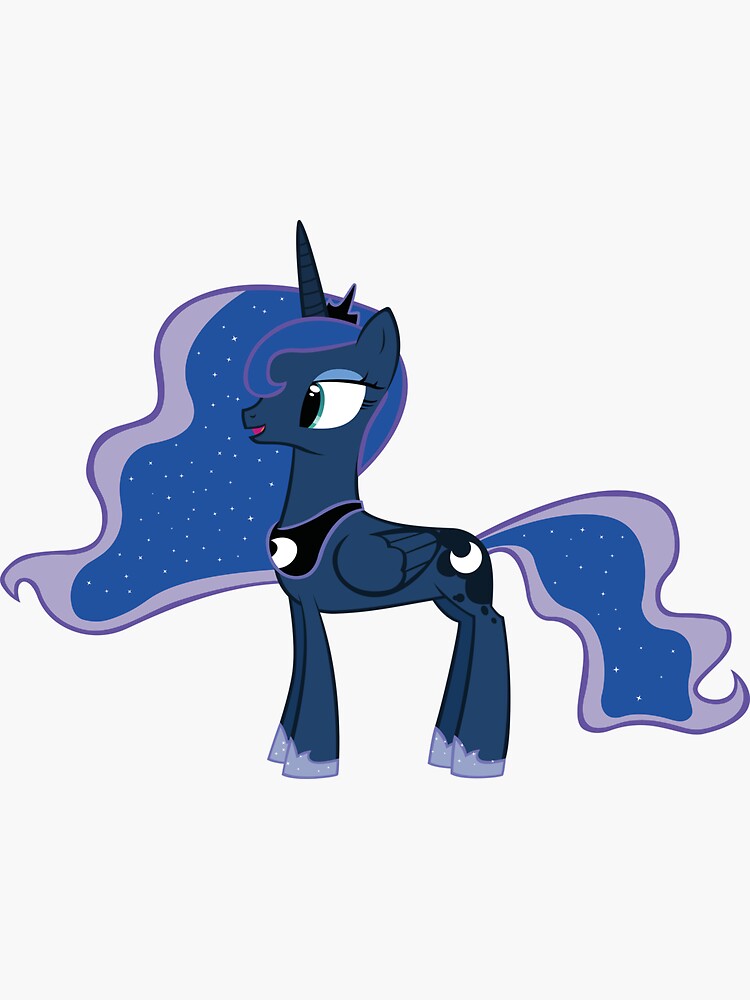 "Princess Luna" Sticker for Sale by DarkSatanicorn | Redbubble