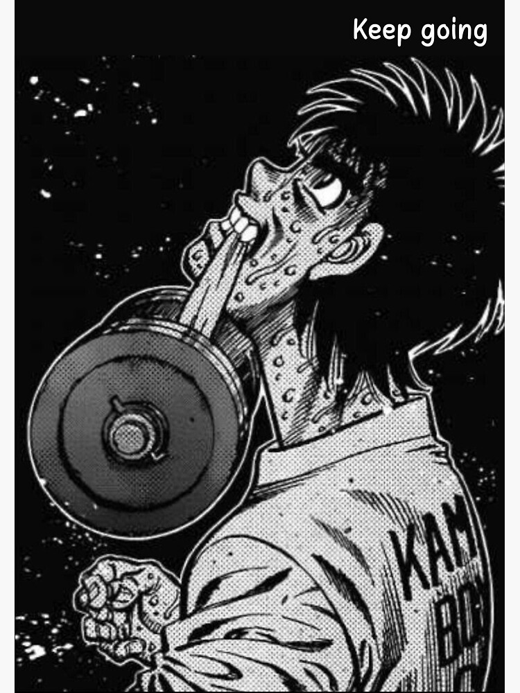 "Ippo training hard" Sticker by Moussaillon | Redbubble
