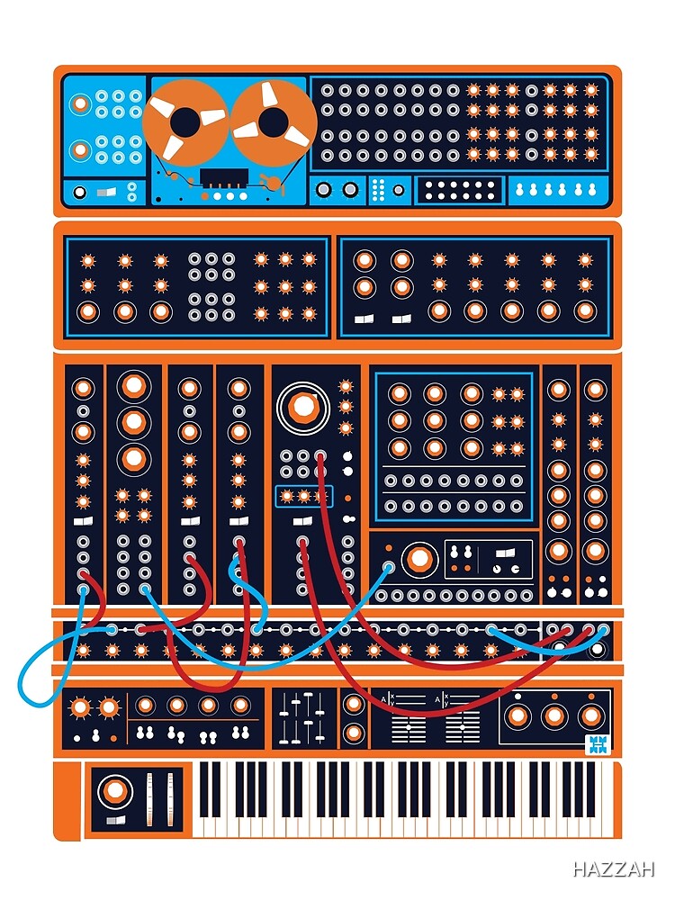 "Synth" Art Print for Sale by HAZZAH | Redbubble