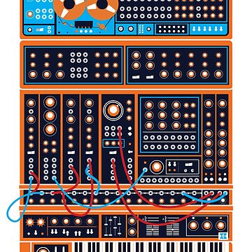 "Synth" Art Print for Sale by HAZZAH | Redbubble