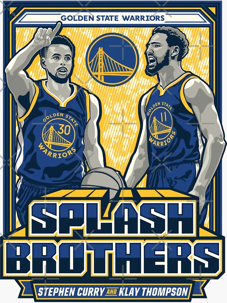 "Splash Brothers - Curry And Klay Champions" Sticker by MichaelBK11 ...