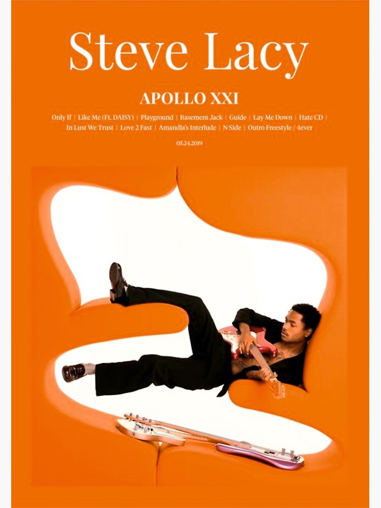 "Steve Lacy - Apollo XXI (2019) Music Album Cover Poster Poster" Poster ...