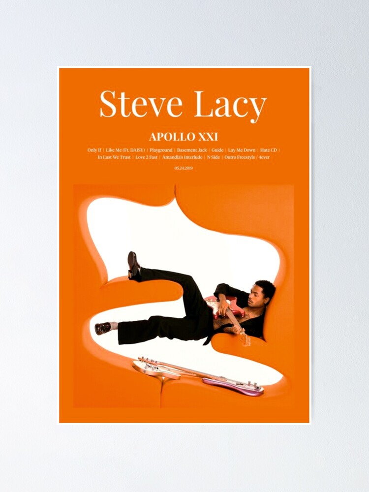 "Steve Lacy - Apollo XXI (2019) Music Album Cover Poster Poster" Poster ...