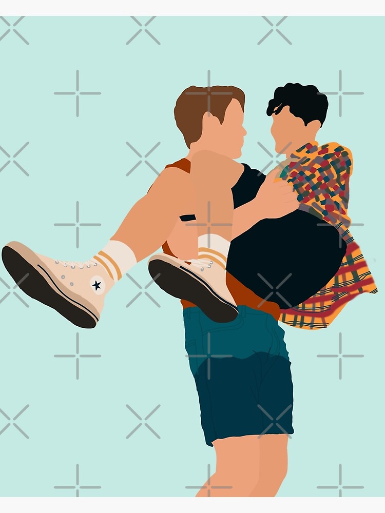 Póster «Nick nelson cargando a Charlie Springs en la ilustración de la ...