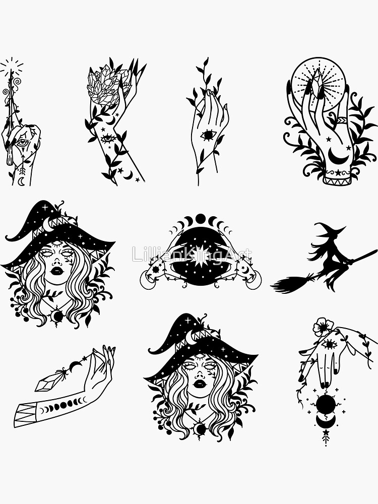 "Witchcraft and Paganism Sticker Bundle" Sticker for Sale by ...