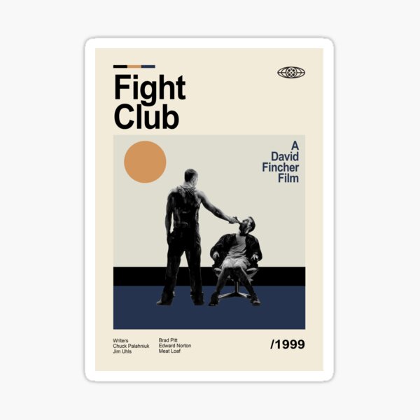 "Fight Club" Sticker for Sale by AshtynElliana | Redbubble