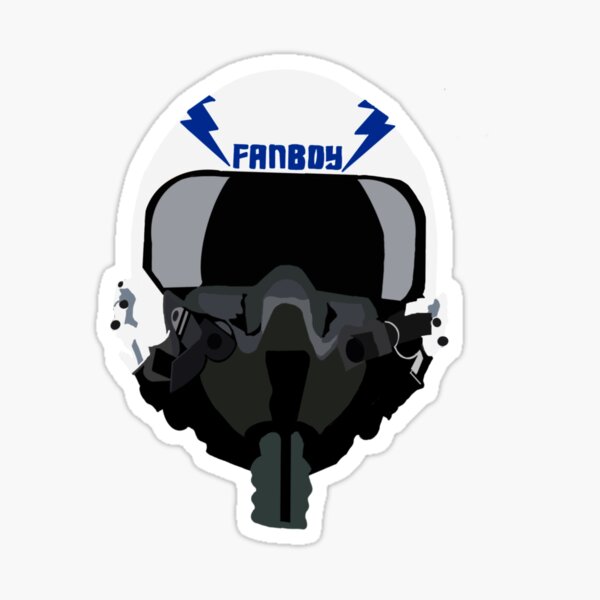 "Fanboy helmet" Sticker for Sale by Mayestr | Redbubble