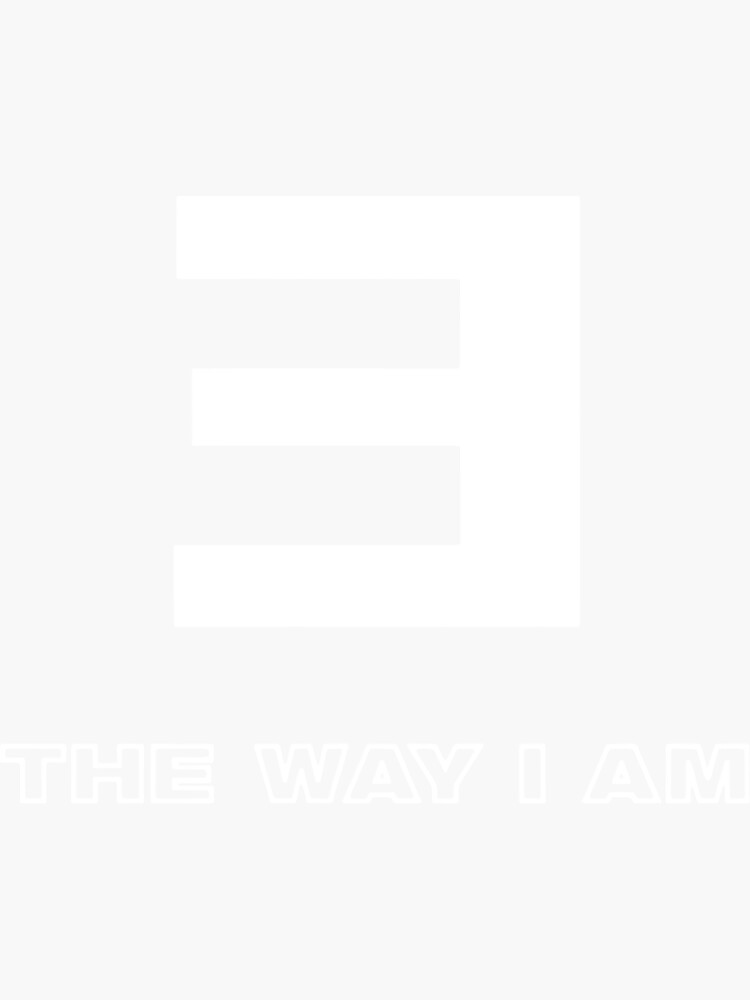 "Eminem Merch The Way I Am" Sticker for Sale by Cinnamonhomes | Redbubble