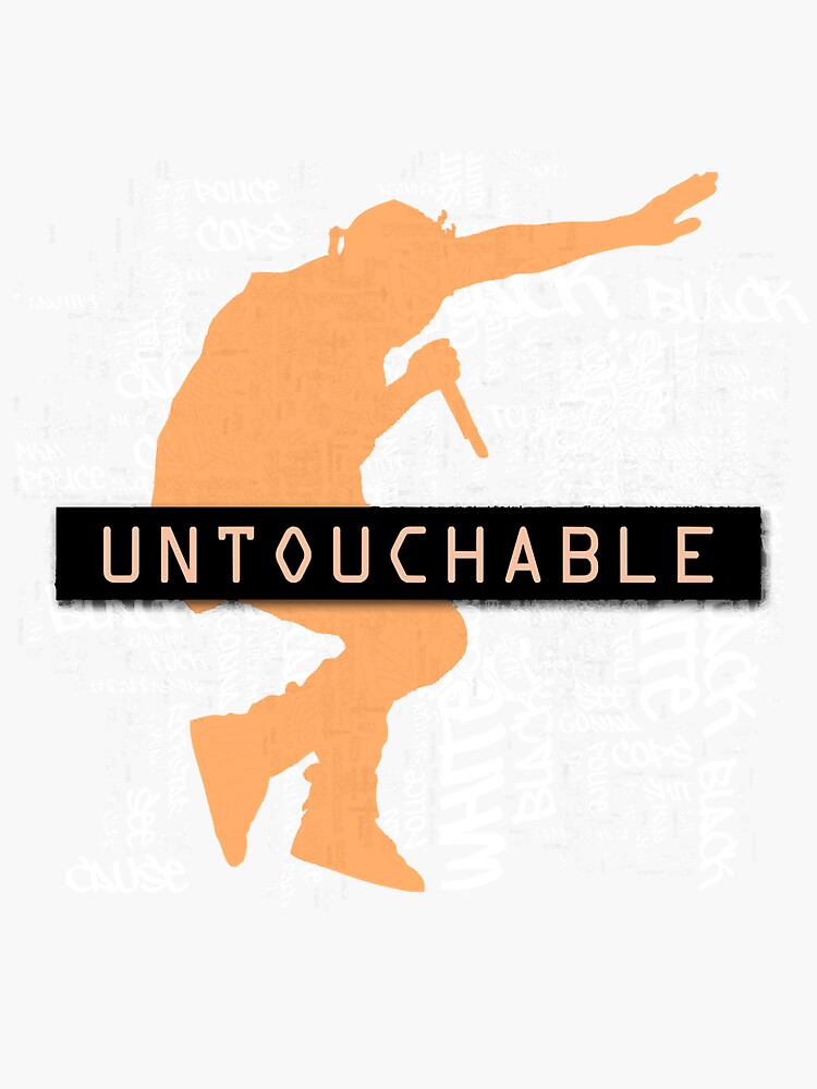"Untouchable, T-Shirt, Eminem Revival Album, Word Cloud" Sticker by ...
