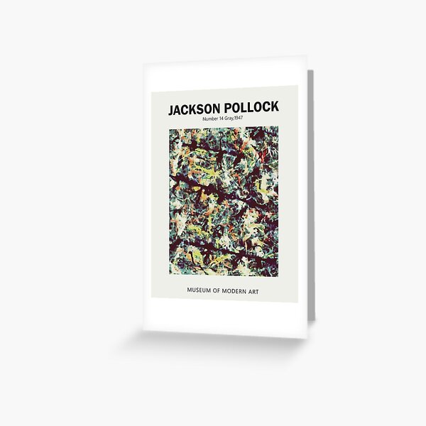 "Jackson Pollock Art Print, Artwork Print, Exhibition Wall Art ...