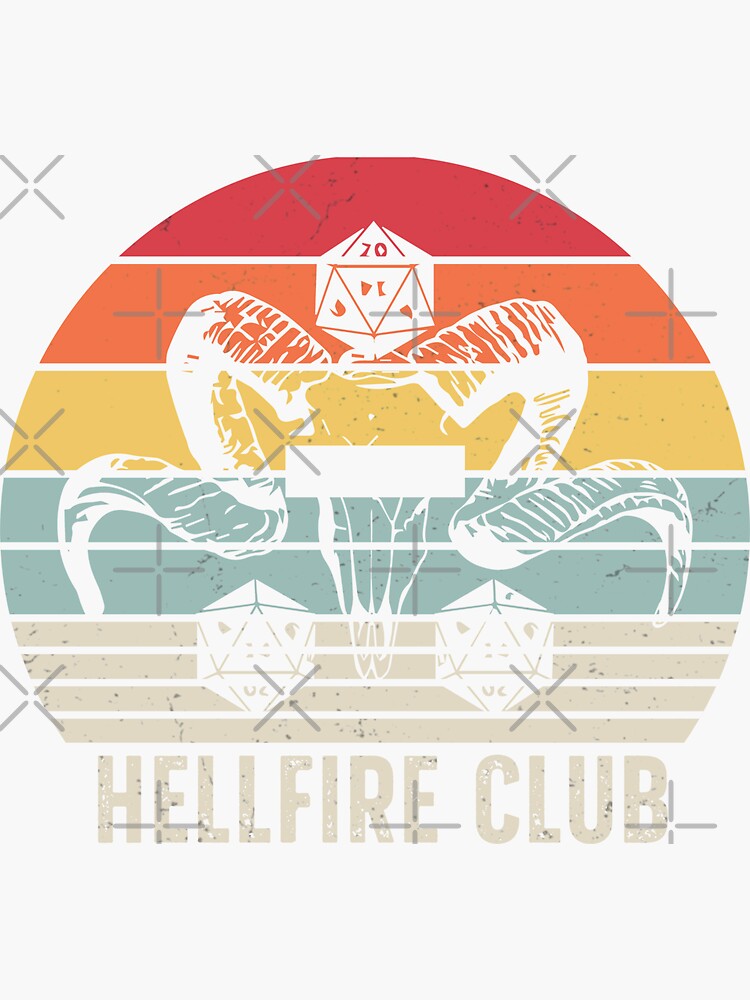 "Hellfire Club" Sticker for Sale by piku1157 | Redbubble
