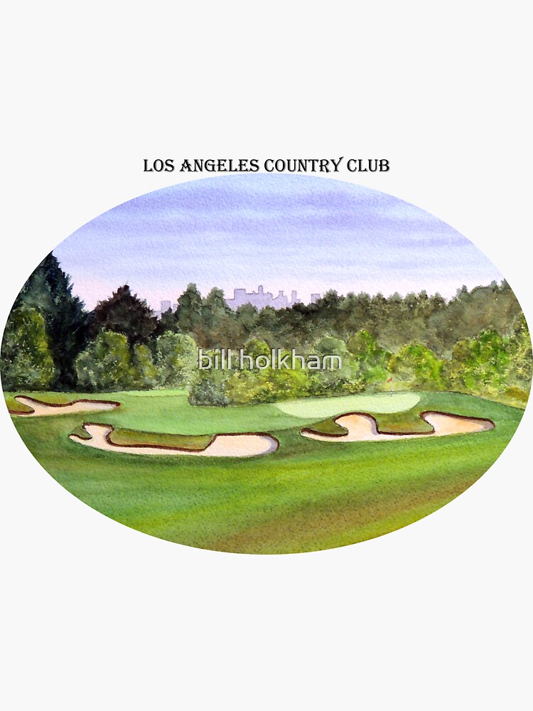 "Los Angeles Country Club Golf Course" Sticker for Sale by billholkham ...