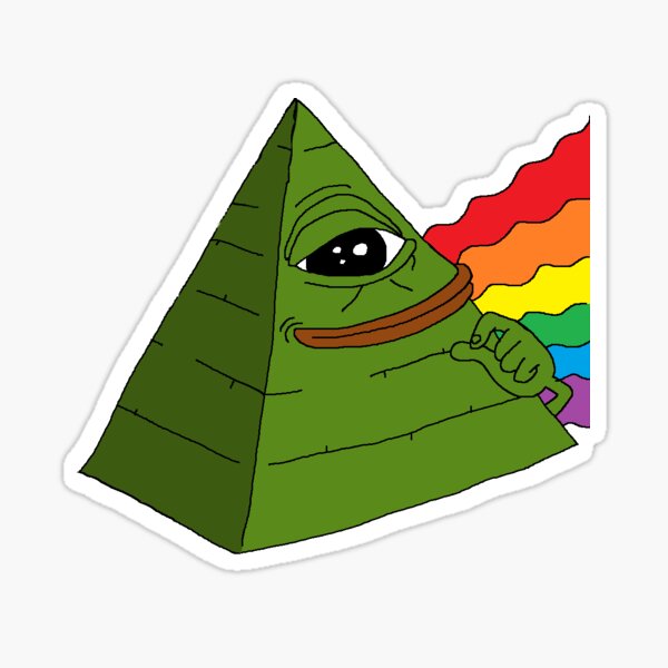 "pride month pepe" Sticker for Sale by librxlouise | Redbubble