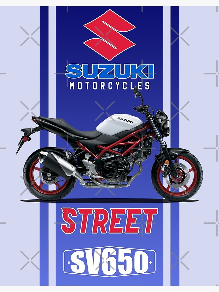 "Custom Graphic Design Apparel of SV650" Poster for Sale by ...