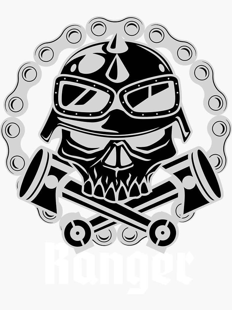 "UR Impressions Army Ranger Oscar Mike Star Scourge Skull Sticker ...
