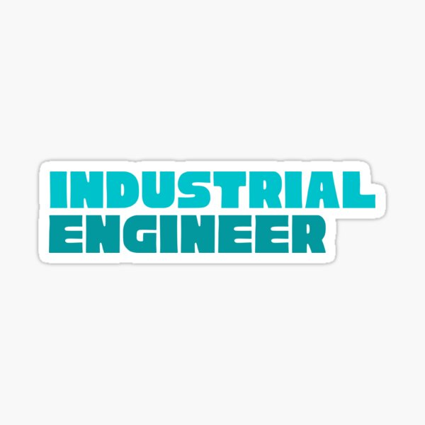 "Industrial engineer trendy aesthetic" Sticker for Sale by Niklauss ...