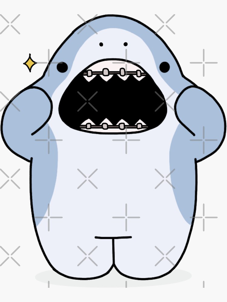 "samezu braces" Sticker for Sale by yktv-kloi | Redbubble