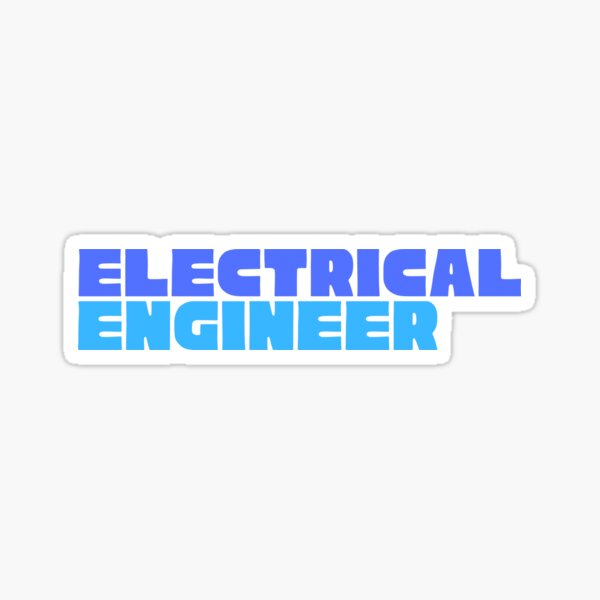 "Electrical engineer trendy aesthetic" Sticker for Sale by Niklauss ...