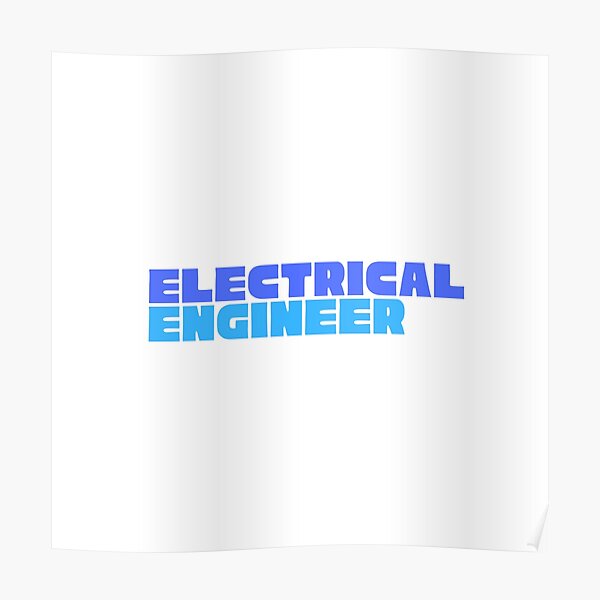 "Electrical engineer trendy aesthetic" Poster for Sale by Niklauss ...