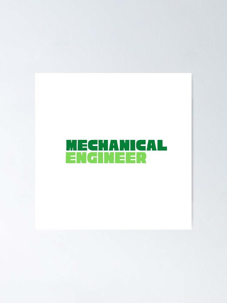 "Mechanical engineer trendy aesthetic" Poster for Sale by Niklauss ...