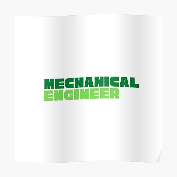 "Mechanical engineer trendy aesthetic" Poster for Sale by Niklauss ...